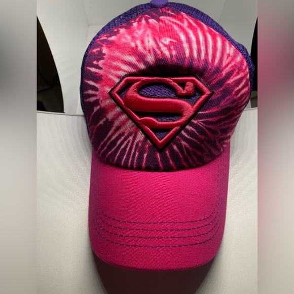 Six Flags | Accessories | Supergirl Cap Women One Size Fits Most ...